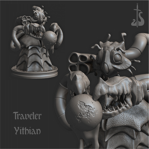 🎲 Yithian Traveler・ 3D File for 3D printing・Cults