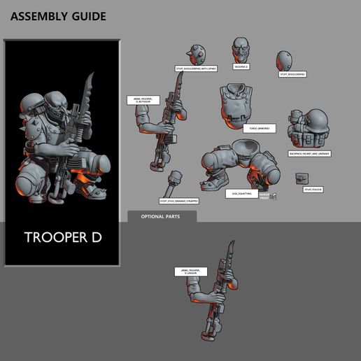 🩸 BLOOD PACT TROOPERS PACK 2・ 3D File for 3D printing・Cults