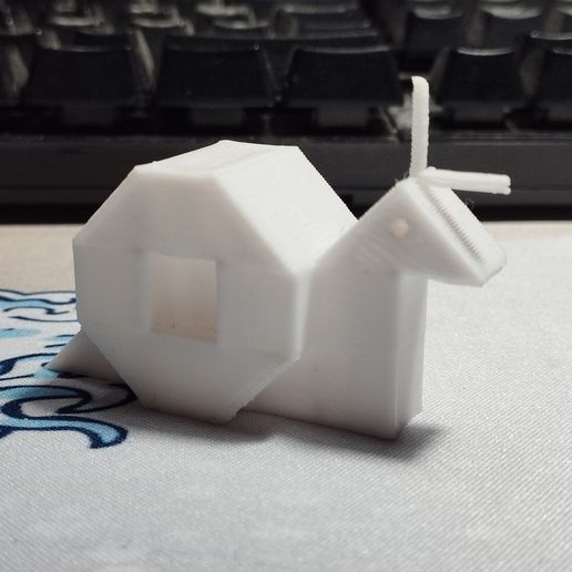 STL file Snail Pixel Miniature 🐌 ・3D printer model to download・Cults