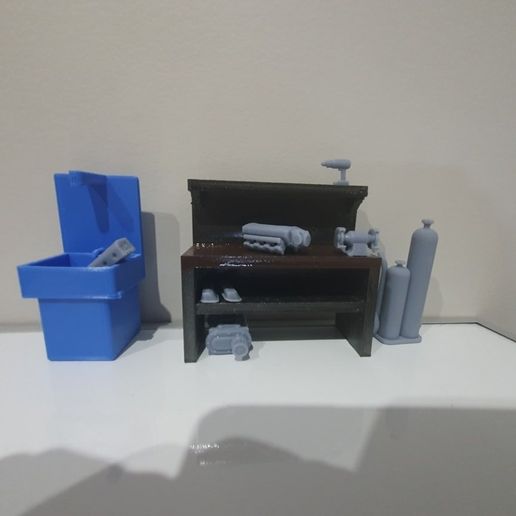 📁 Parts Washer - STL File for Scale Model Vehicles・ STL File for 3D ...