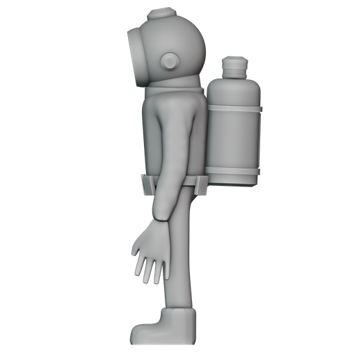 ⚠️ Content Warning Player・ 3D File for 3D printing・Cults