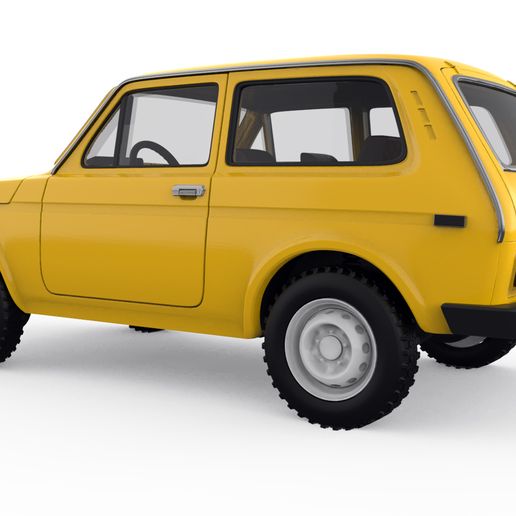 🚗 Lada Niva Iconic SUV 4x4, STL Files for 3D Printing RC and diecast ...