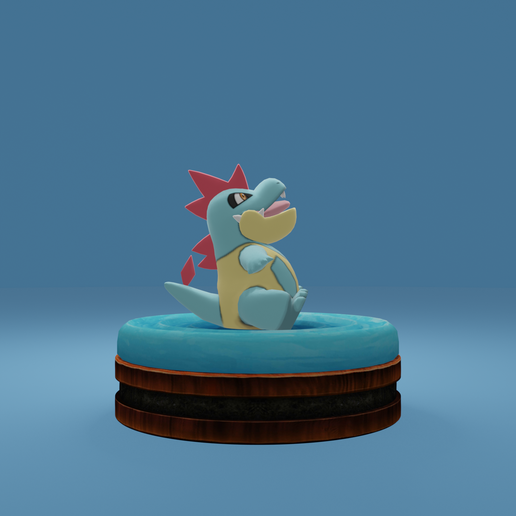 STL file POKEMON CROCONAW 🐉 ・3D printing model to download・Cults