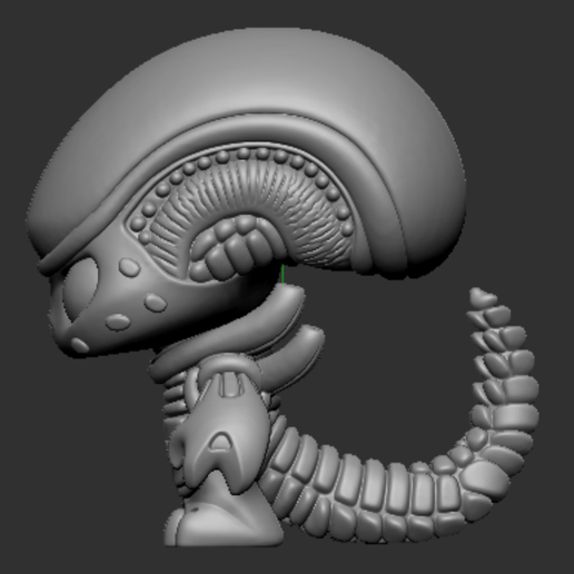 👽 of A Xenomorph from Alien・ STL File for 3D printing・Cults