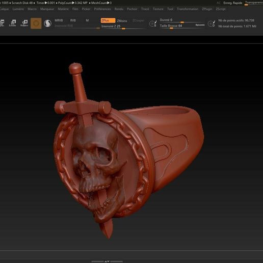 💍 Destiny - Raid Ring - 3D Model・ STL File for ・Cults