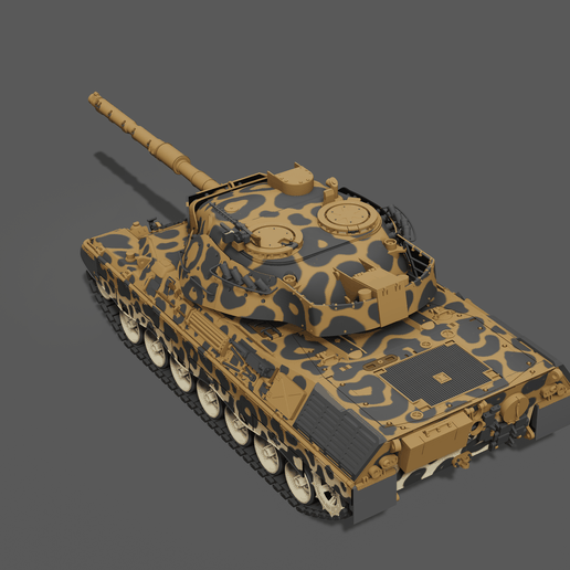 🐆 Leopard 1・ 3D File for 3D printing・Cults