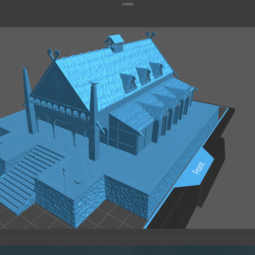 🐎 Golden hall of Meduseld・ 3D File for 3D printing・Cults