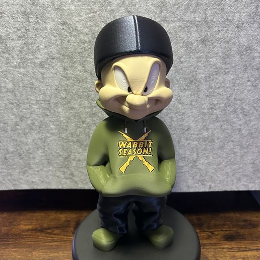 3D printed Elmer Fudd Wabbit Season Multi-colored/3MF • made with ...