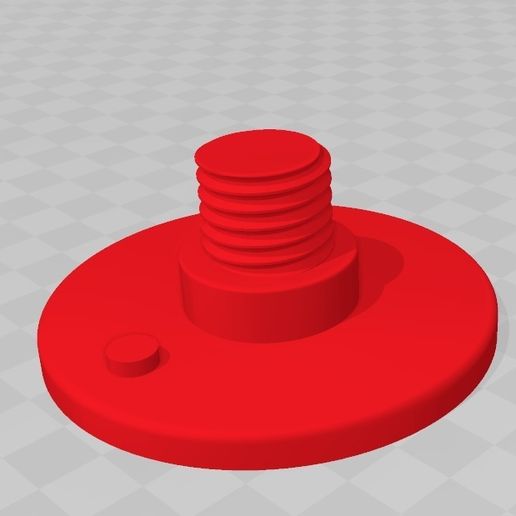 STL file Threaded BasePlate for Wooden Kitchen Toys 🪵 ・3D printable ...