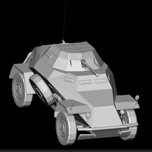 🚗 sd kfz 222 vehicle - armoured car - German military car - war car ...