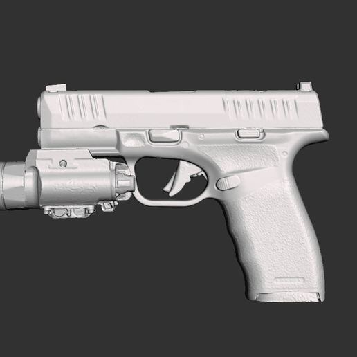 Archivo STL Springfield Hellcat Pro Surefire XH35 Real Size 3D Gun Mold ...