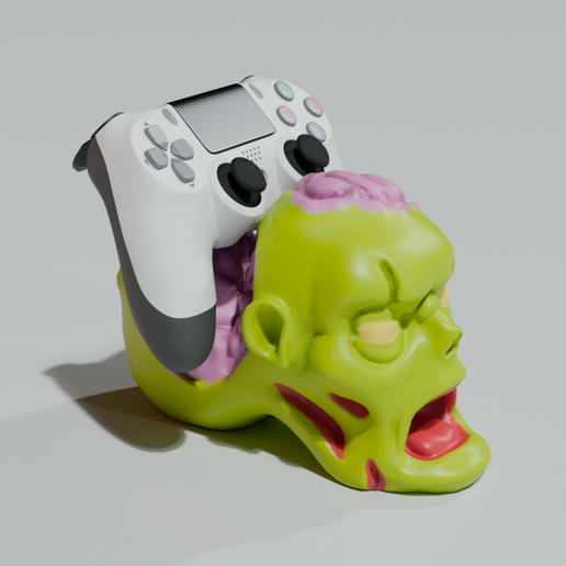 🧟 Helloween Zombie Head Universal Controller Gamepad Stand / Holder ...