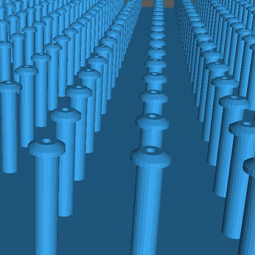 🌆 Scale Model Rivets・ STL File for ・Cults