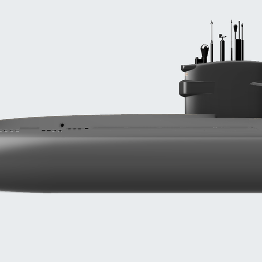 👽 Zwaardvisklasse / Swordfish class Submarine for RC scale 1/50・ 3D ...