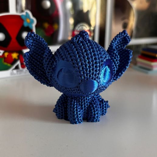 👾 Crochet-style Stitch / Amigurumi Stitch - 3D decorative model for ...