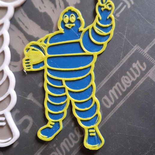 Free STL file bibendum michelin 👾 ・3D printer model to download・Cults