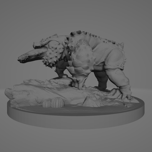 👹 MONSTER HUNTER CHATACABRA FIGURE・ STL File for 3D printing・Cults