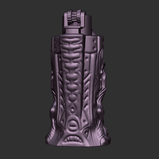 👽 CLIPPER ALIEN GIGER LIGHTER CASE・ STL File for 3D printing・Cults