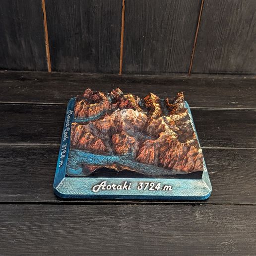 STL file Mount Cook / Aoraki Mountain Model 🧑‍🍳 ・3D printing model to ...