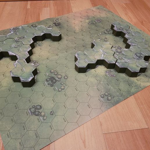 🗺️ BATTLETECH TERRAIN MAP OPEN TERRAIN #2 (BATTLETECH MAP PACK ...