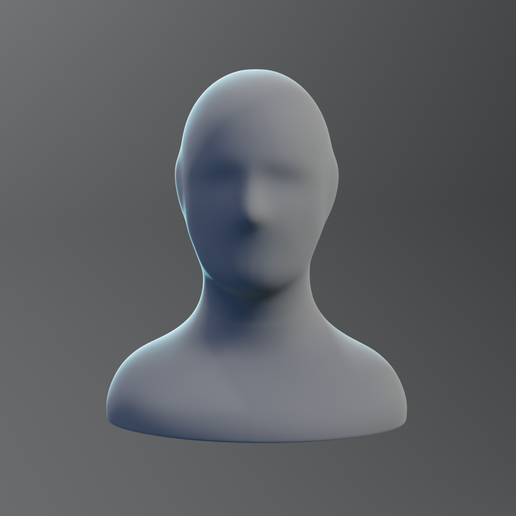 👤 Dummy bust for traditional sculpting or props making・ STL File for 3D ...