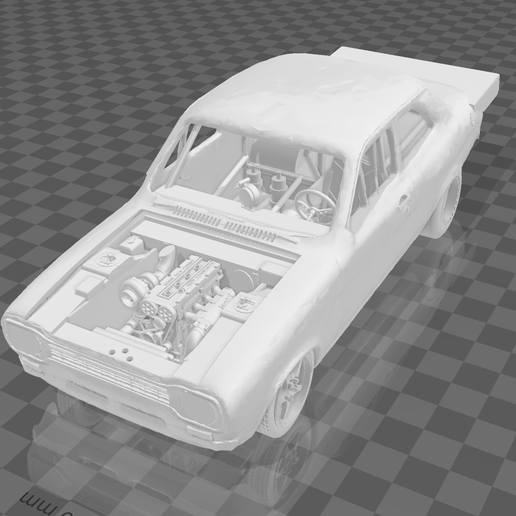 🚙 Ford Escort MK1 Drag Full-Kit・ STL File for 3D printing・Cults