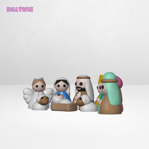 🎄 Christmas Crib・ STL File for 3D printing・Cults