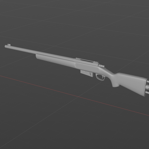 Archivo OBJ US M24 sniper rifle 3D model material-1 🔫 ・Diseño de ...