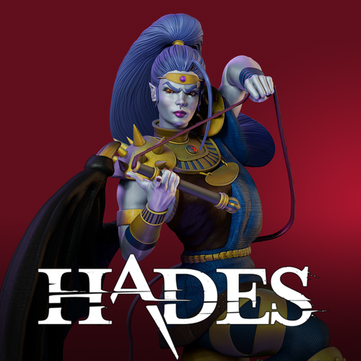🪶 Megaera from Hades Game・ STL File for ・Cults
