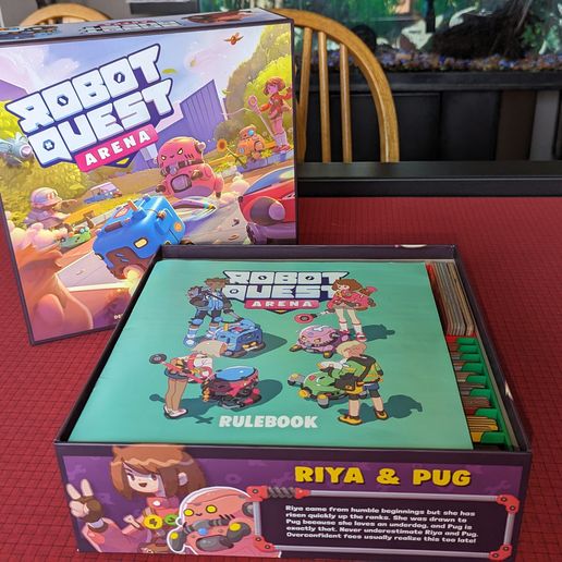🤖 Robot Quest Arena Board Game Box Insert Organizer with 3 Expansions ...