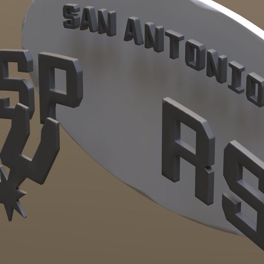 🗝️ NBA san antonio spurs keychain Badge Printable and Renderable・ 3D ...