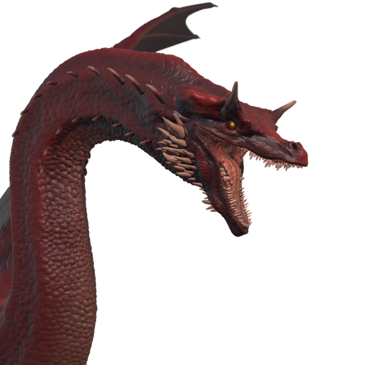 🩸 CARAXES: The Blood Wyrm V2・ STL File for ・Cults