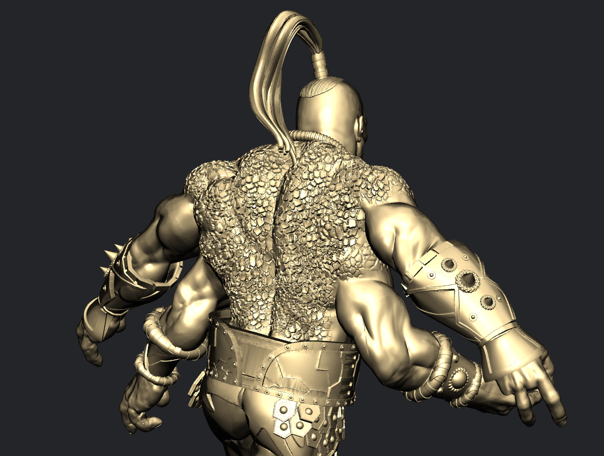 Archivo STL gratis Goro 3D modelo STL FBX 3mf archivo para 3D Print CNC router tallado modelo de ...