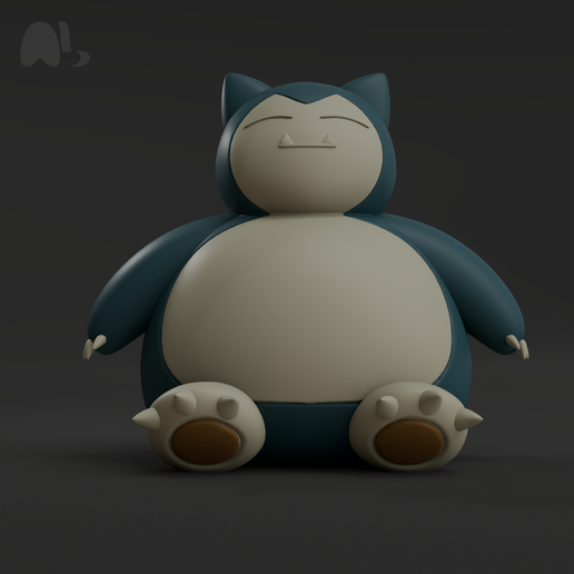 🐉 Pokemon - Snorlax・ STL File for 3D printing・Cults