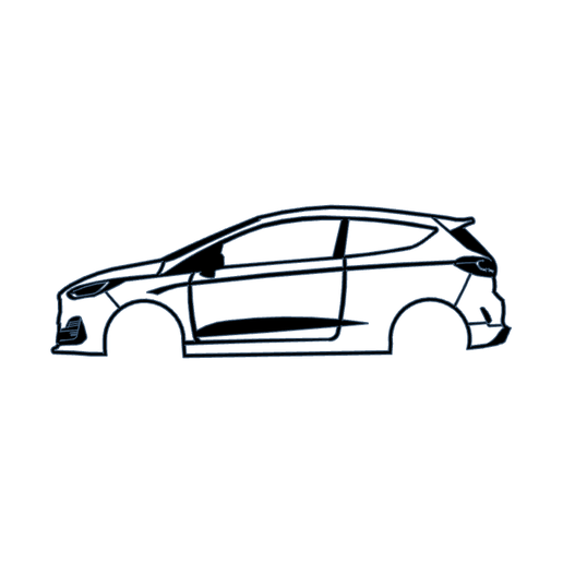 ford fiesta coloring pages
