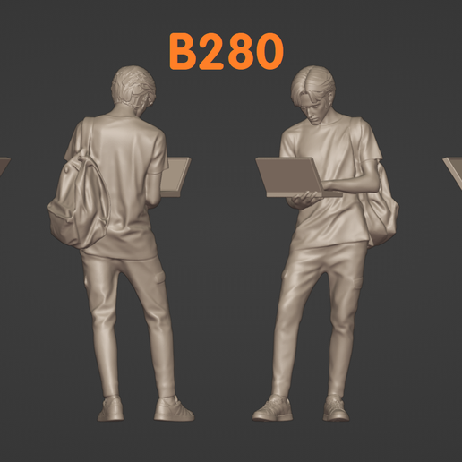 👦 BOY (280) - SCALE 164 - 3D PRINT MODEL・ STL File for 3D printing・Cults