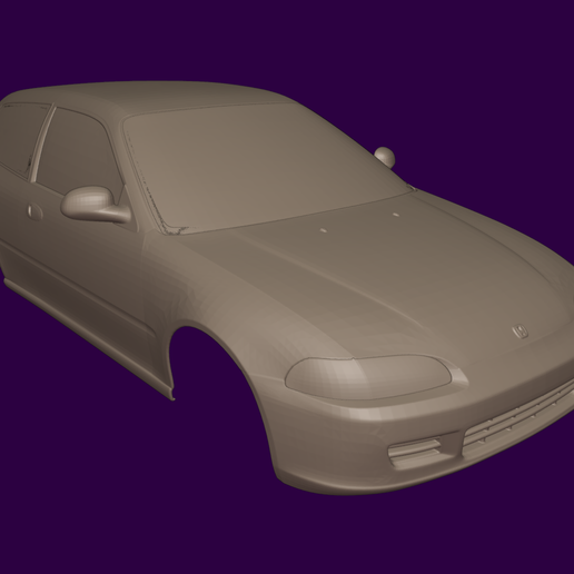 🏎️ RC BODY 1991 EG6 CIVIC HATCH 3D PRINT STL・ STL File for 3D printing ...