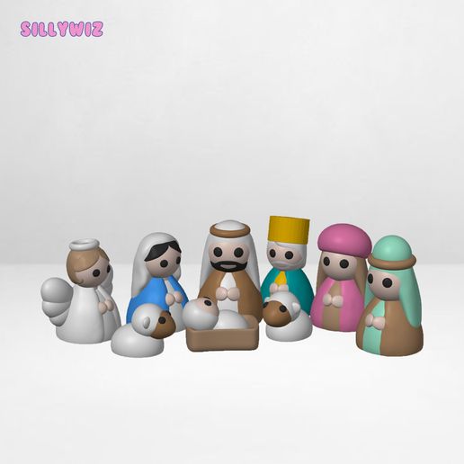 🎄 Christmas Crib・ STL File for 3D printing・Cults