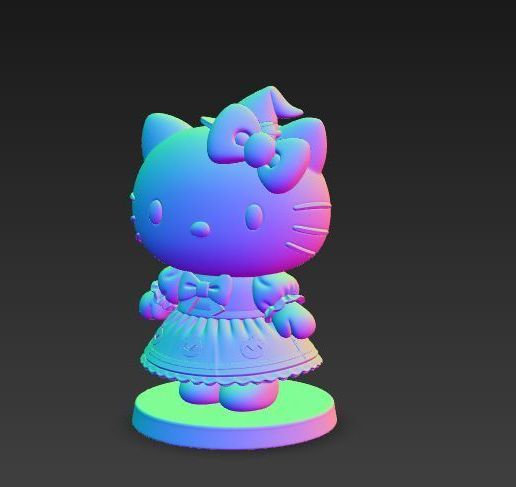 👋 hello kitty halloween・ STL File for 3D printing・Cults