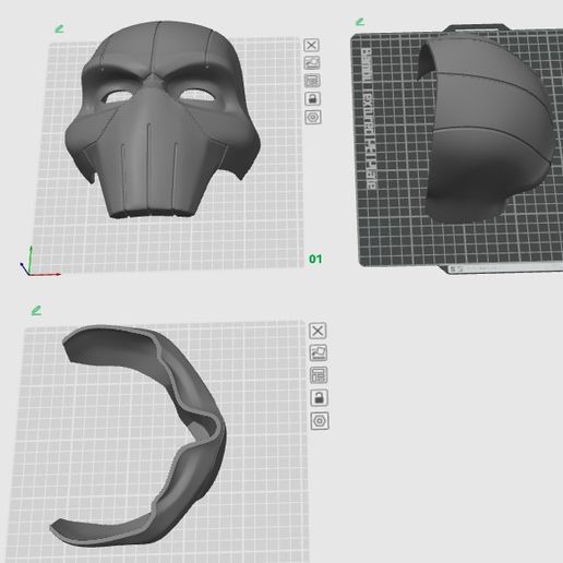 3MF file Taskmaster_Udon_Mask 👽 ・3D print object to download・Cults