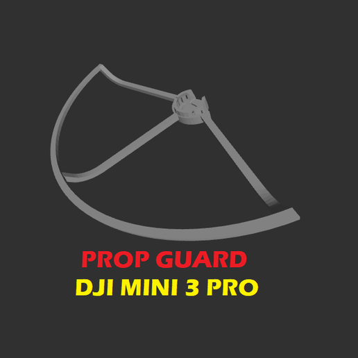 💂 DJI MAVIC MINI 3 PRO PROP GUARD (Propeller Guard)・ STL File for 3D ...