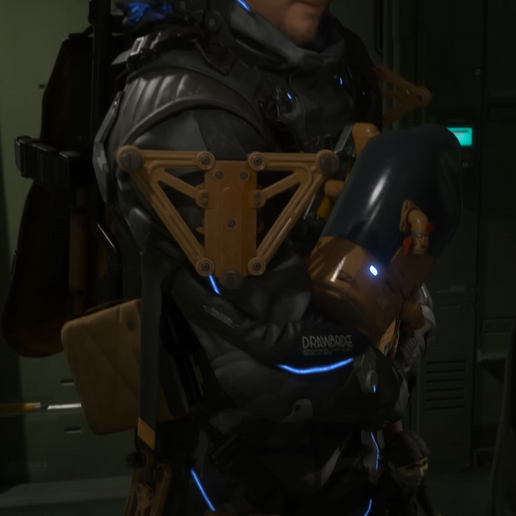 Archivo STL Death Stranding 2 Cargo Bracket 🎭 (3MF)・Modelo para ...