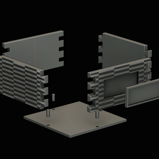 🎨 art box small low sign open dovetail joint for 3d printing・Free 3D ...