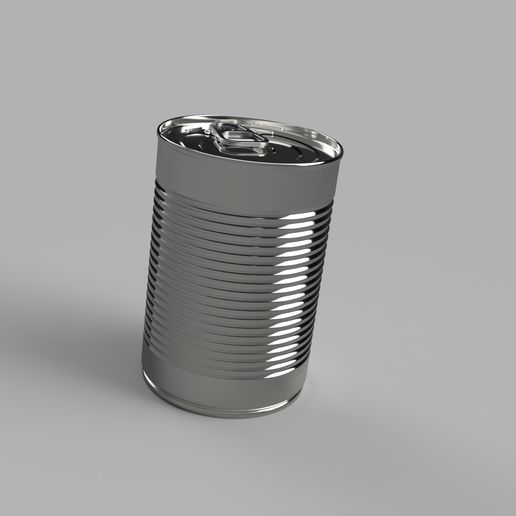 🥫 tin can / baked bean can・ OBJ File for 3D printing・Cults