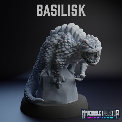3D file Basilisk 🦎 ・3D printing design to download・Cults