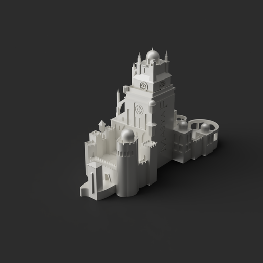 🏰 Masyaf Castle – Large STL with LED Slot | Printable Decorative ...
