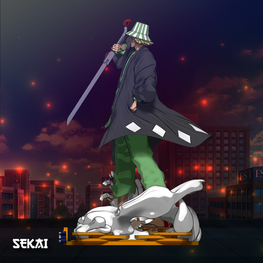 🗿 KISUKE SCULPTURE - SEKAI 3D MODELS - TESTED AND READY FOR 3D PRINTING ...