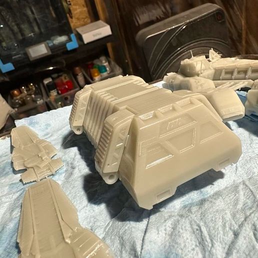 3D printed USCSS Corbelan IV | Alien Romulus | spacecraft 3d print ...