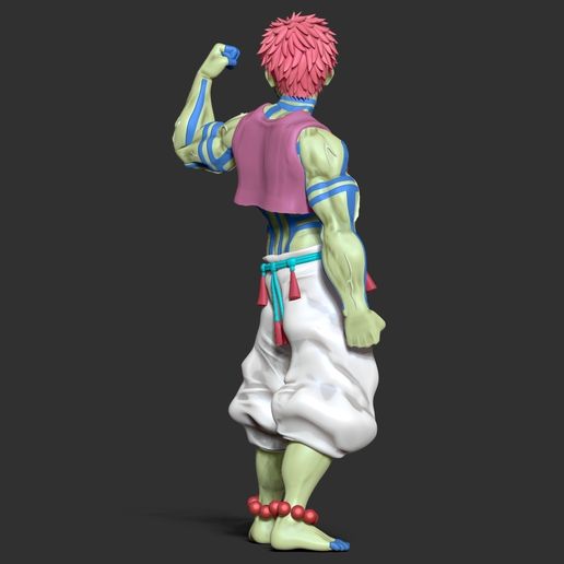 🎨 Akaza - Demon Slayer Fan art・ 3D File for ・Cults