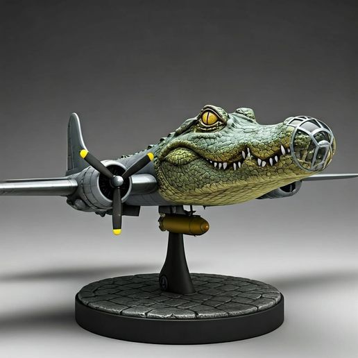 🐊 bombardilo crocodilo Avion en Forme de Crocodile / Crocodile-Shaped ...